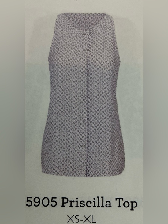 CAbi | Tops | Cabi Priscilla Top In Lavender Print | Poshmark
